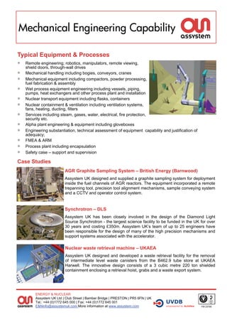 Assystem Capabilities | PDF