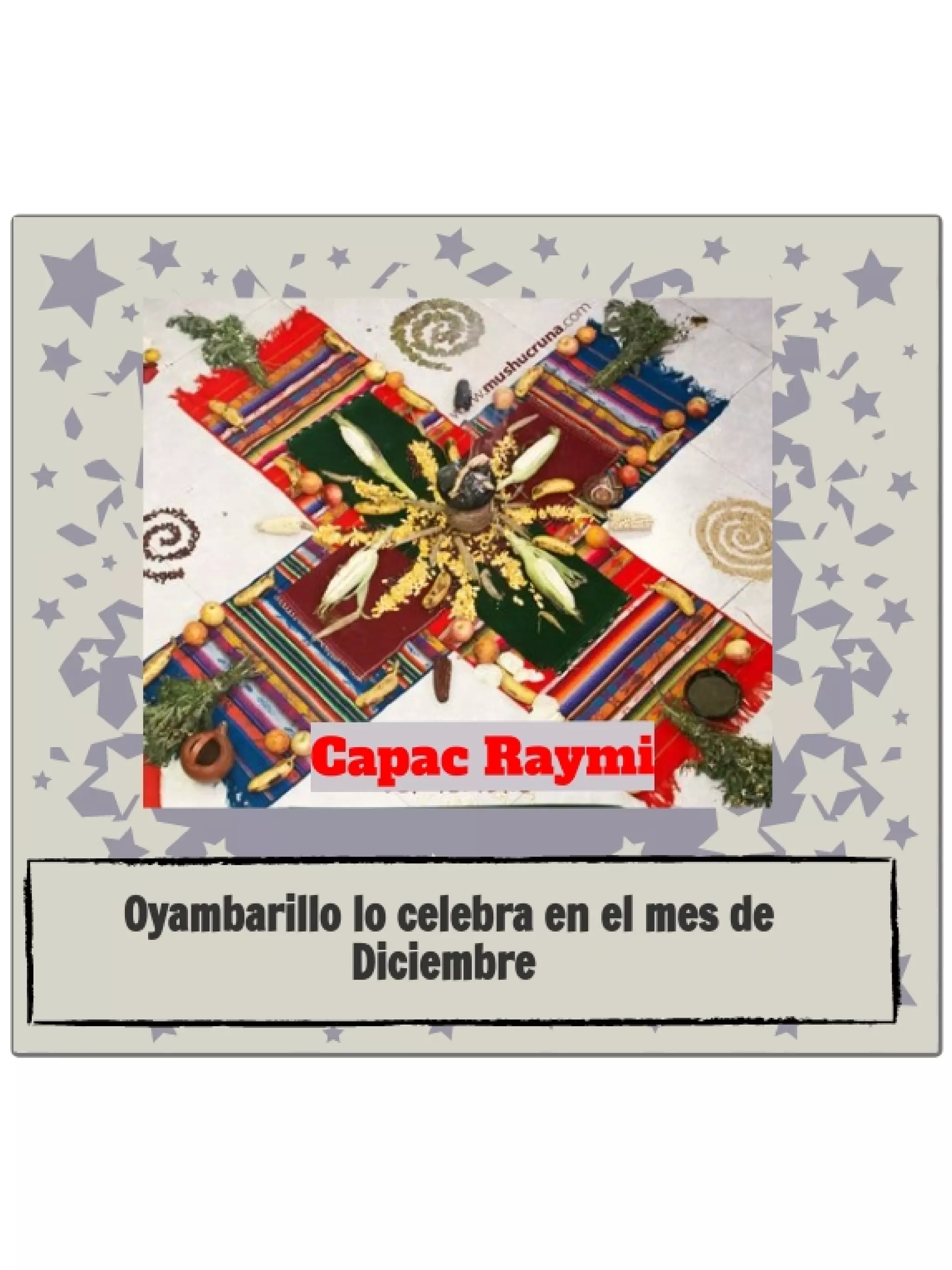 Capac raymi | PDF