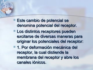 Capacidad de excitabilidad celular | PPT