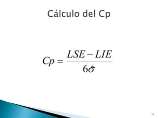 Capacidad del proceso | PPTX