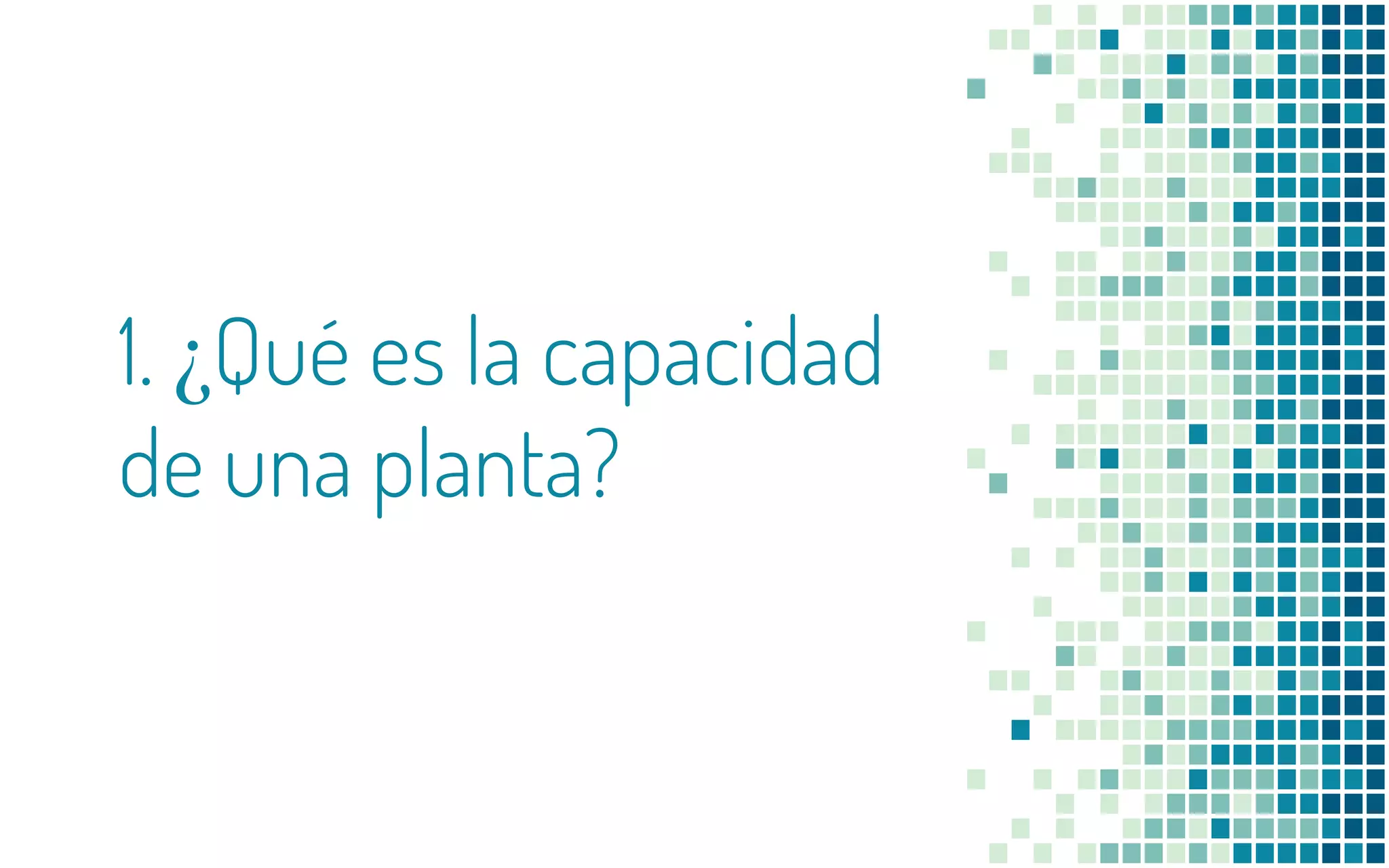 Capacidad de una planta | PPT