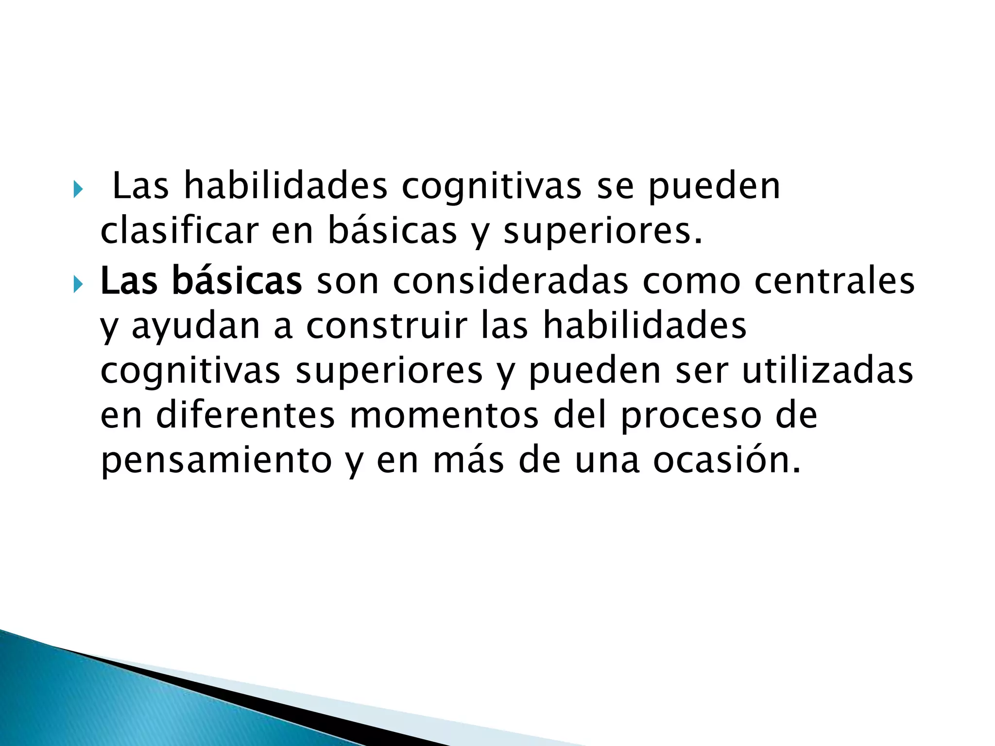 Capacidades cognitivas | PPTX