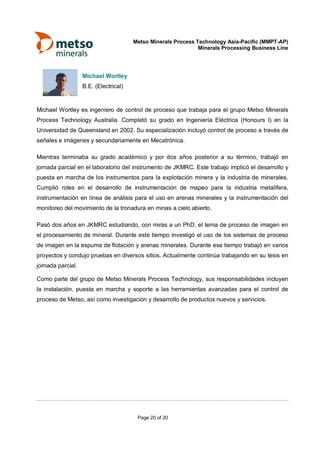 Capacidades servicios y productos de metso process technology | PDF