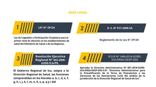 PARA LOS ORGANOS INVOLUCRADOS EN MATERIA DE SALUD Y DETERMINATES DE LA ...