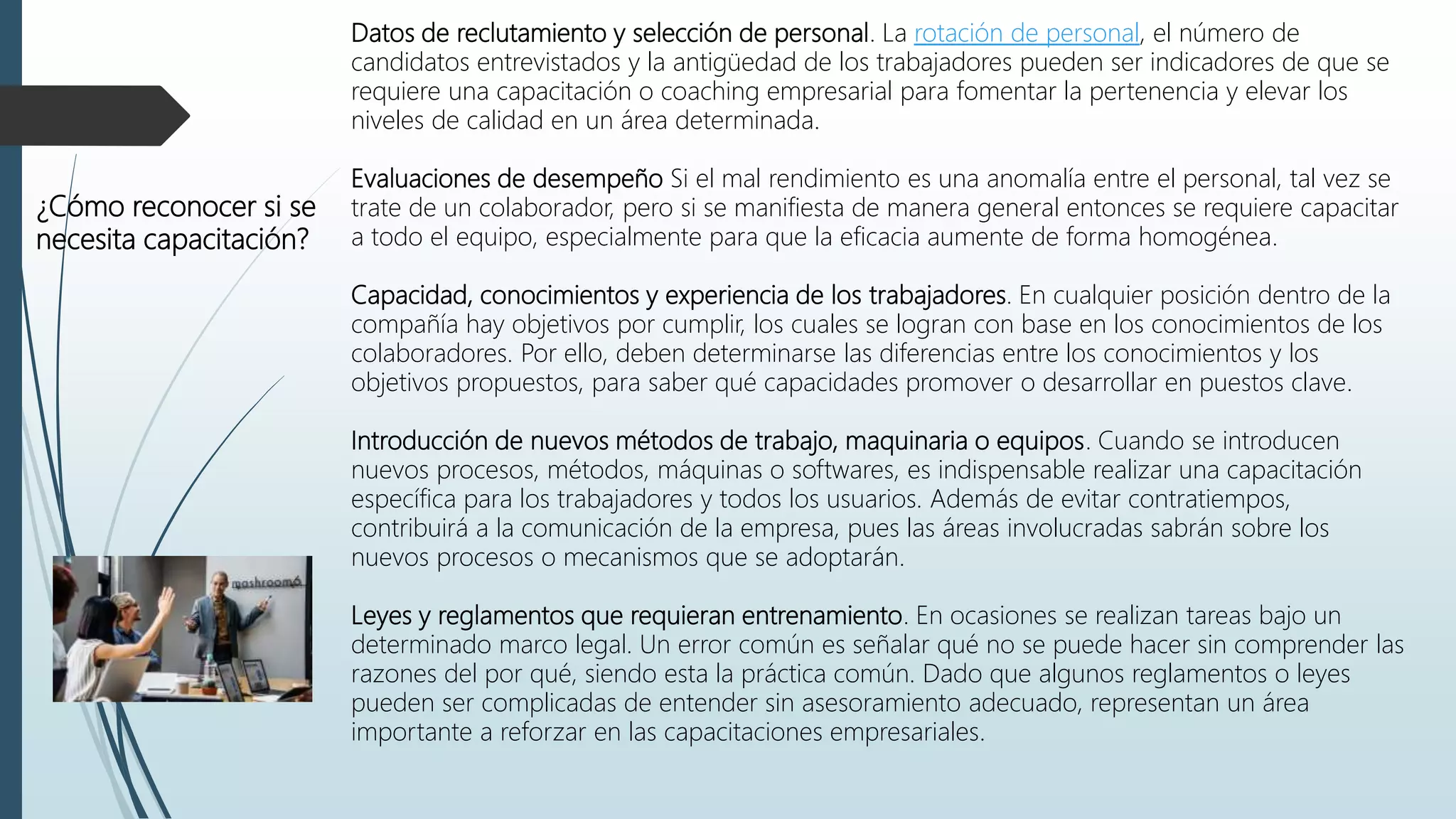 Capacitacion del personal | PPT