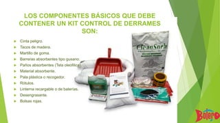 manejo de kit control de derrames | PPTX