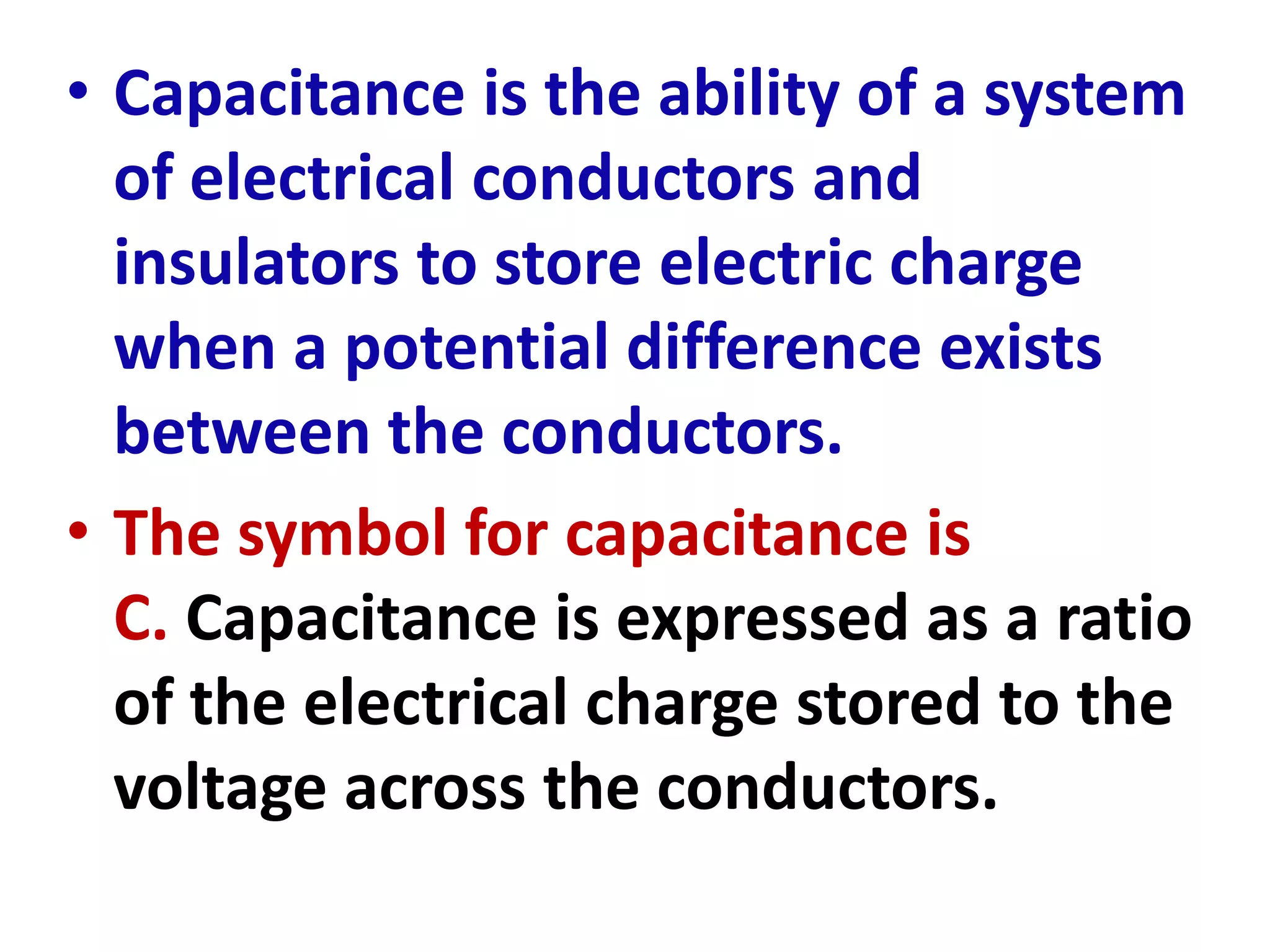 CAPACITANCE | PPTX