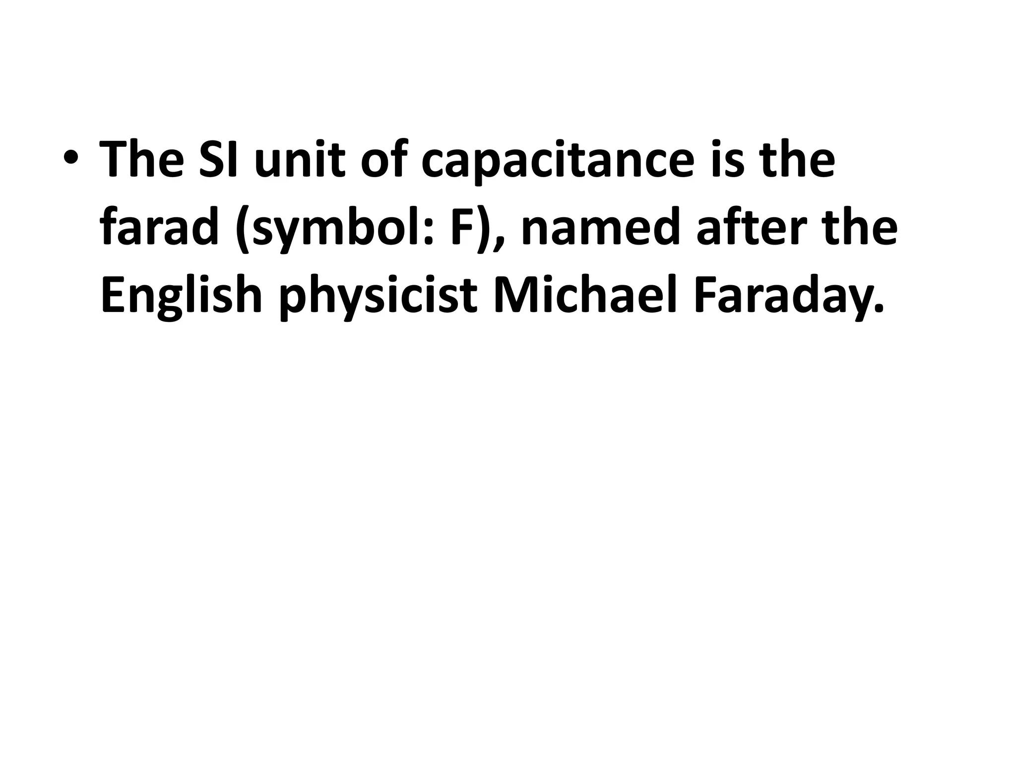 CAPACITANCE | PPTX