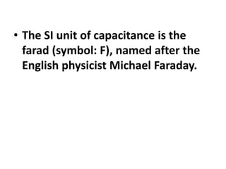 CAPACITANCE | PPTX