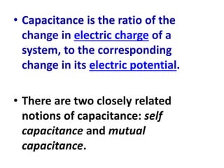 CAPACITANCE | PPTX
