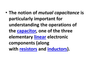 CAPACITANCE | PPTX