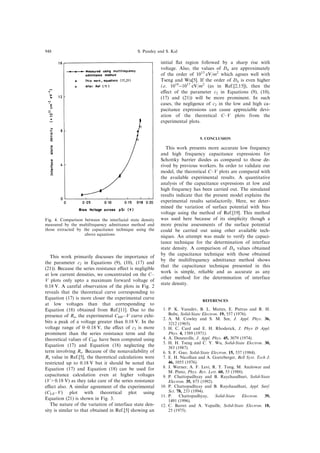 Electrical characterization of capacitance and interface traps | PDF