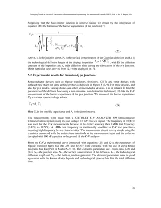 Capacitance-voltage Profiling Techniques for Characterization of Semiconductor Materials and ...