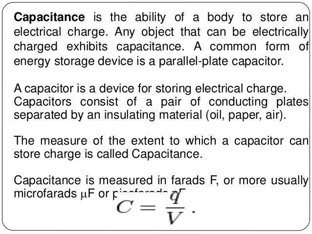 133 Factors Affecting Capacitance