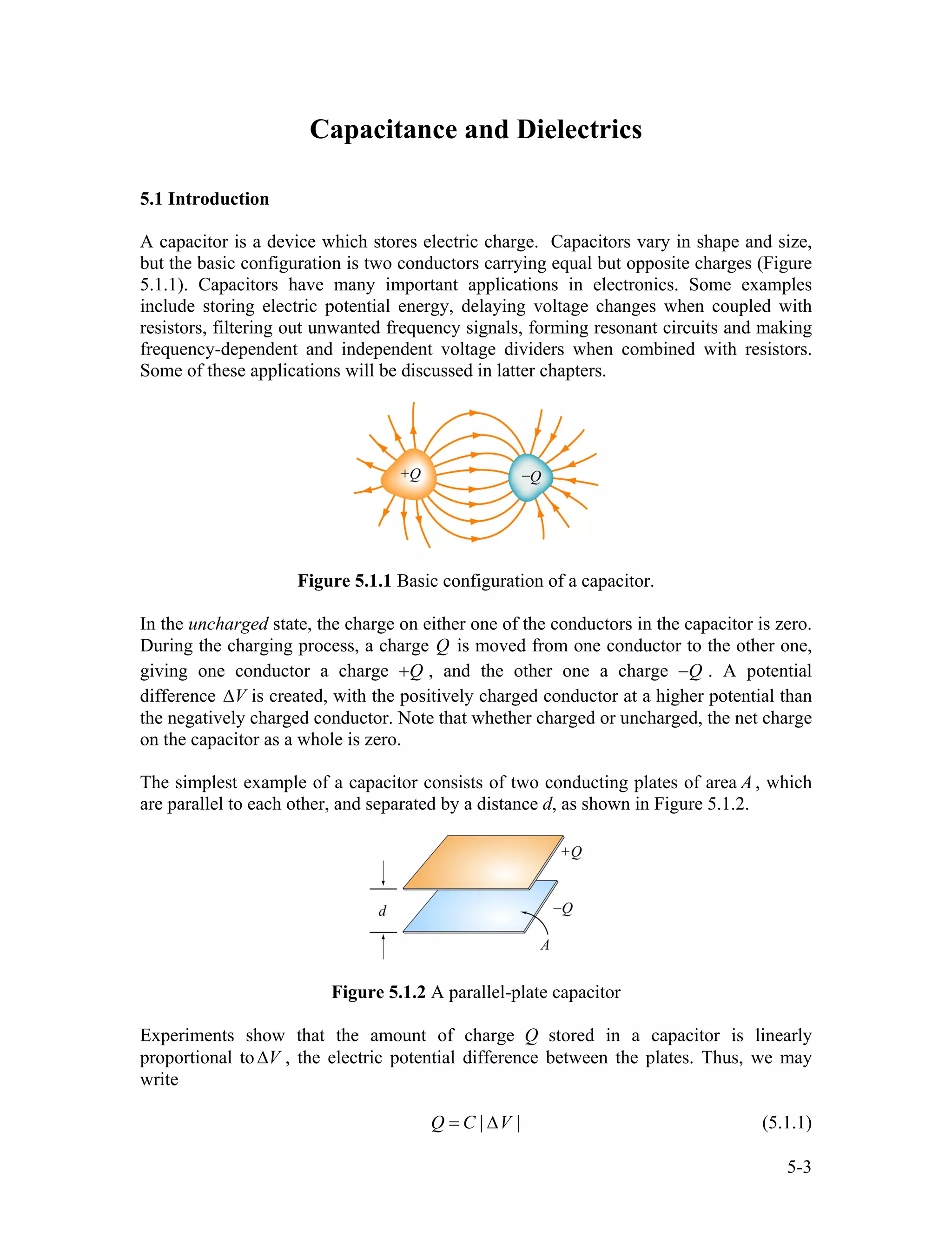 Capacitance and dielectrics | PDF