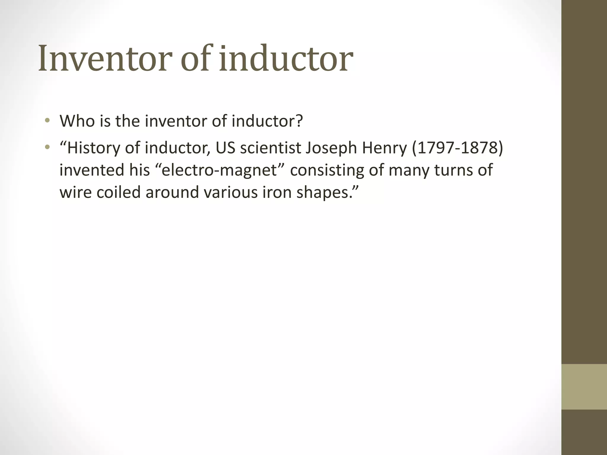Capacitance and inductor | PPTX