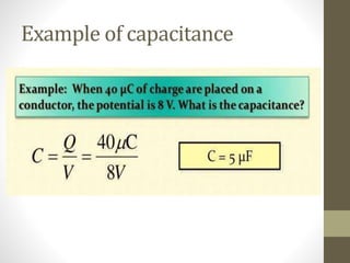 Capacitance and inductor | PPTX