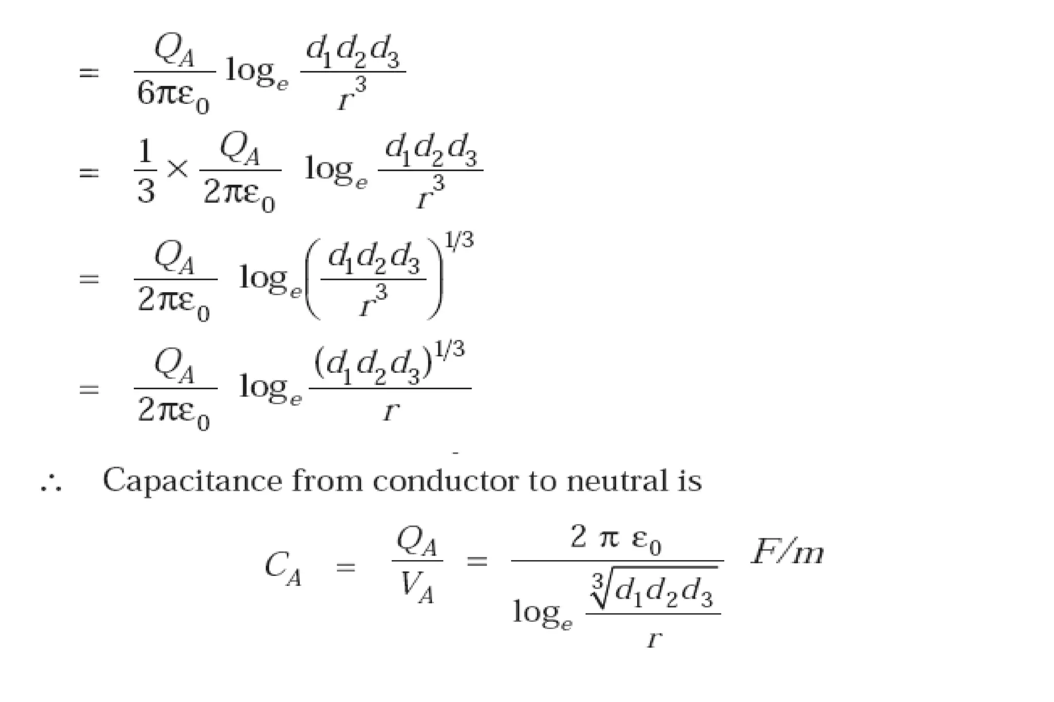 Capacitance of transmission line.ppt