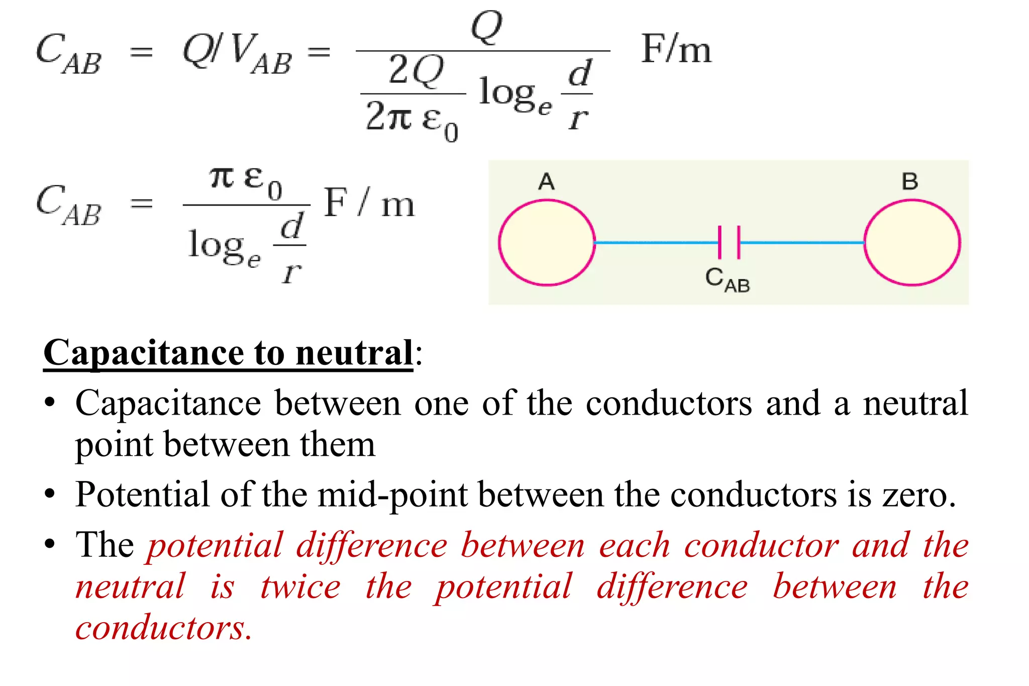 Capacitance of transmission line.ppt