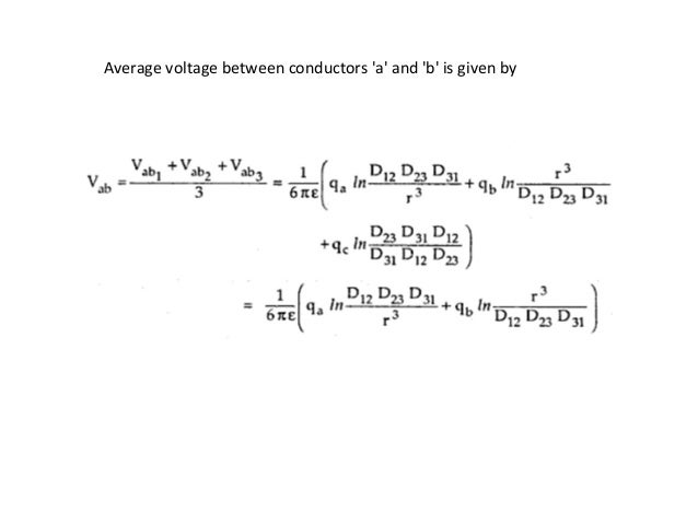 Capacitance on transmission line