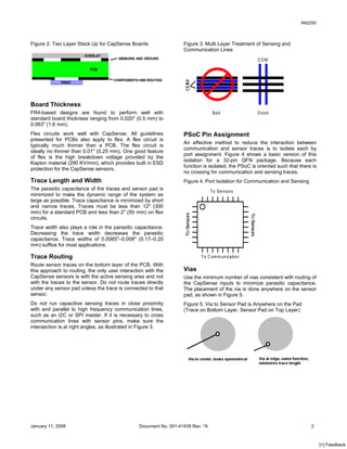 Capacitance Sensing - Layout Guidelines for PSoC CapSense | PDF