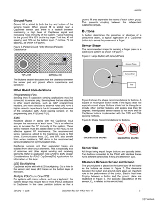 Capacitance Sensing - Layout Guidelines for PSoC CapSense | PDF