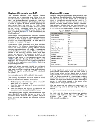 Capacitance Sensing - PC-Compatible USB CapSense Matrix Keyboard | PDF ...