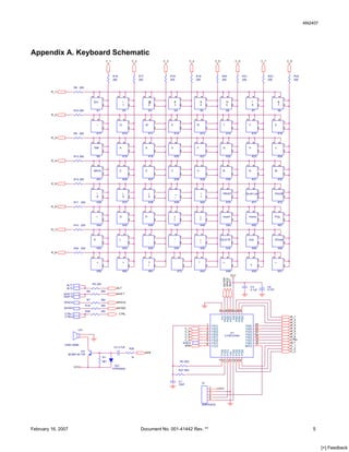 Capacitance Sensing - PC-Compatible USB CapSense Matrix Keyboard | PDF ...