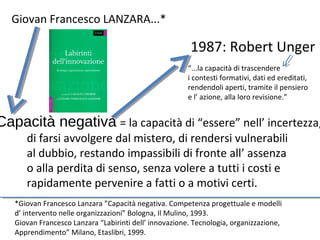 Capacità negativa in emergenza contro burnout e mobbing | PPT