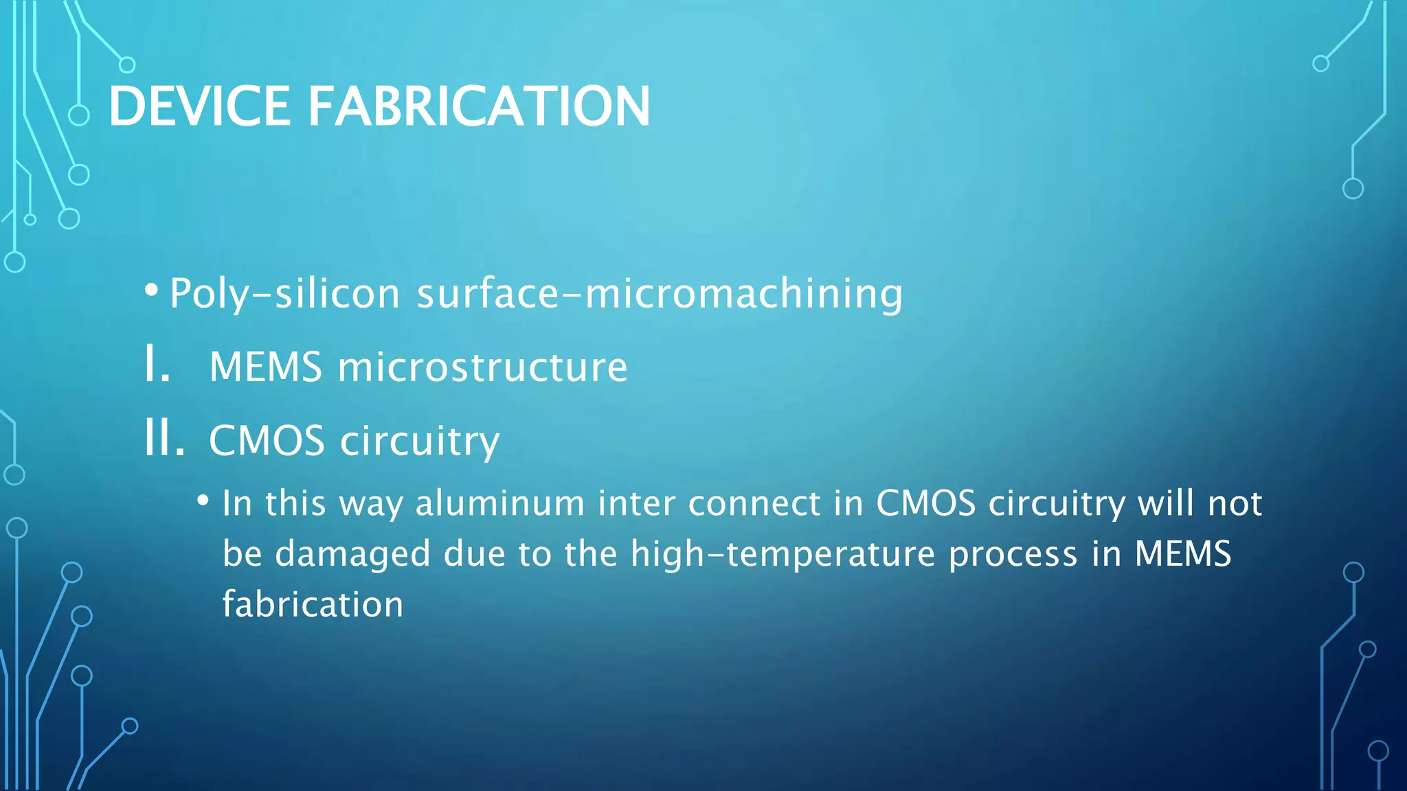 Capacitive MEMS Accelerometer | PPTX