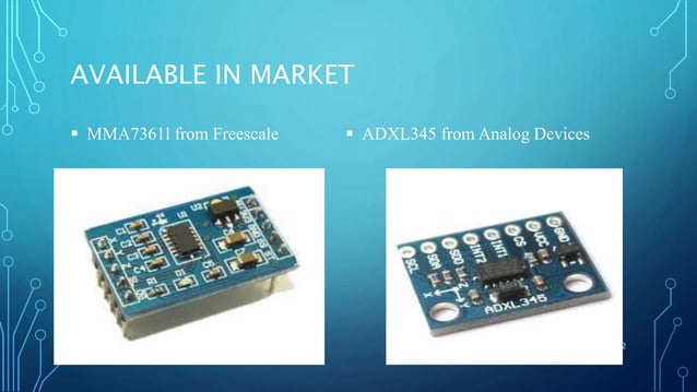 Capacitive MEMS Accelerometer | PPTX