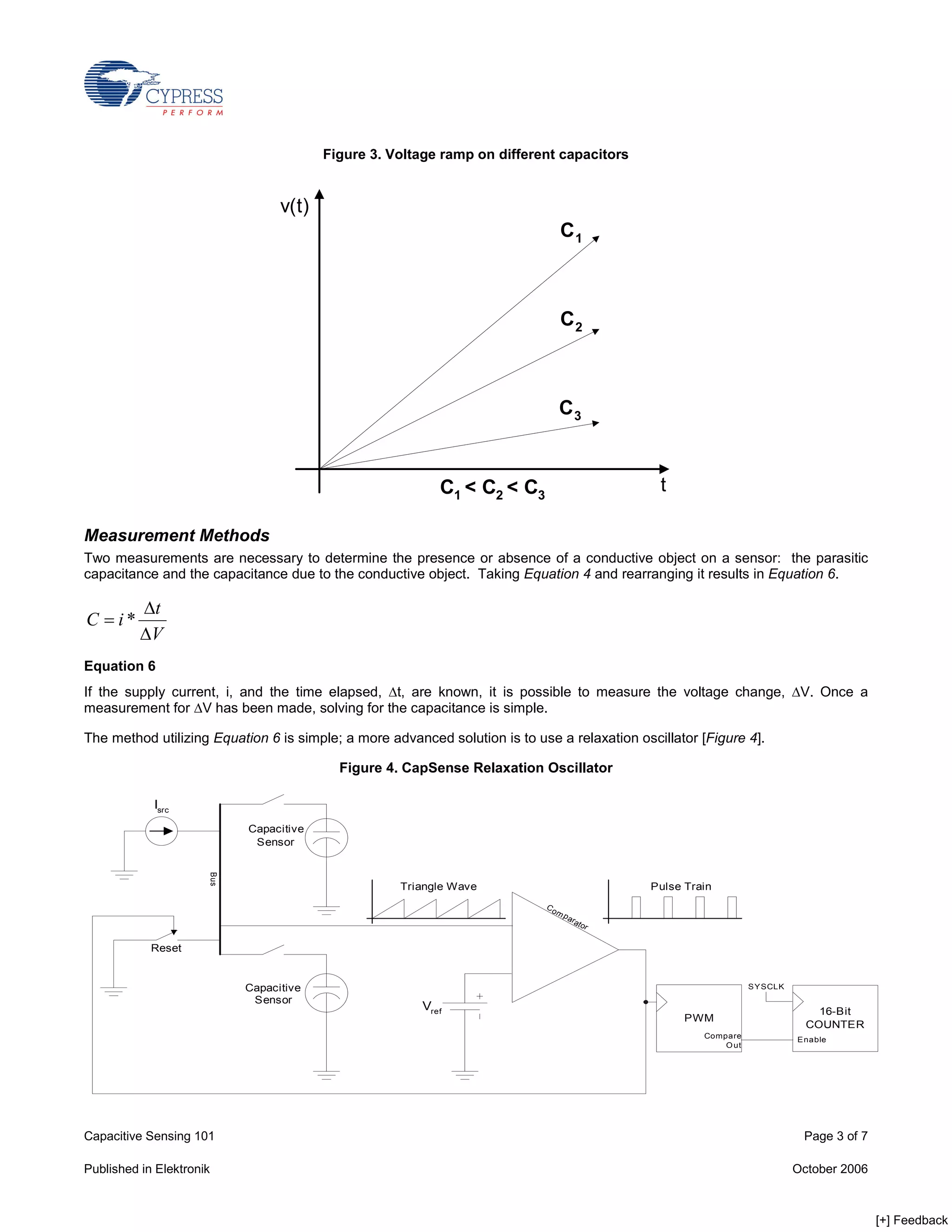 Capacitive Sensing 101 | PDF