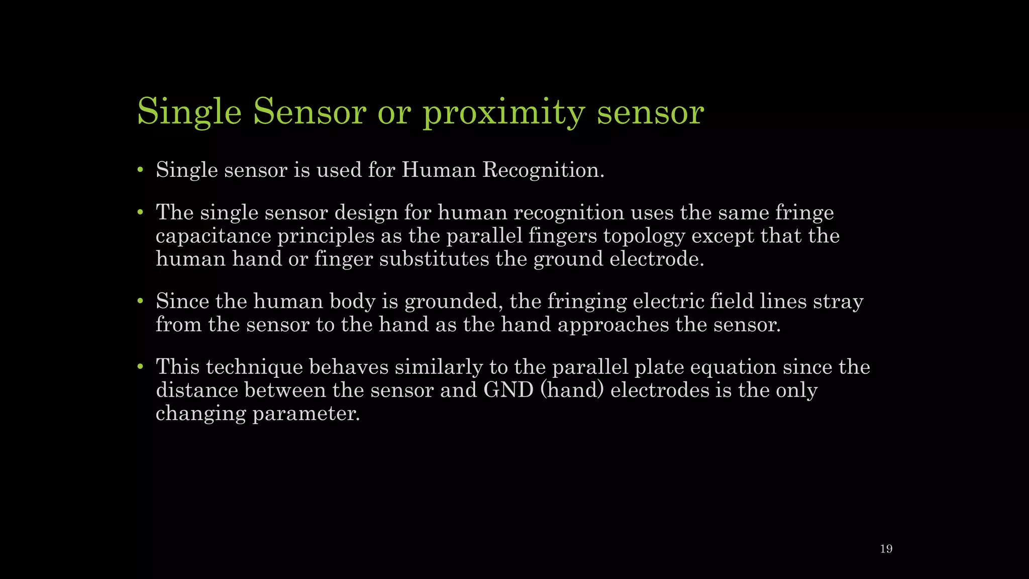 Capacitive sensing technology | PPTX