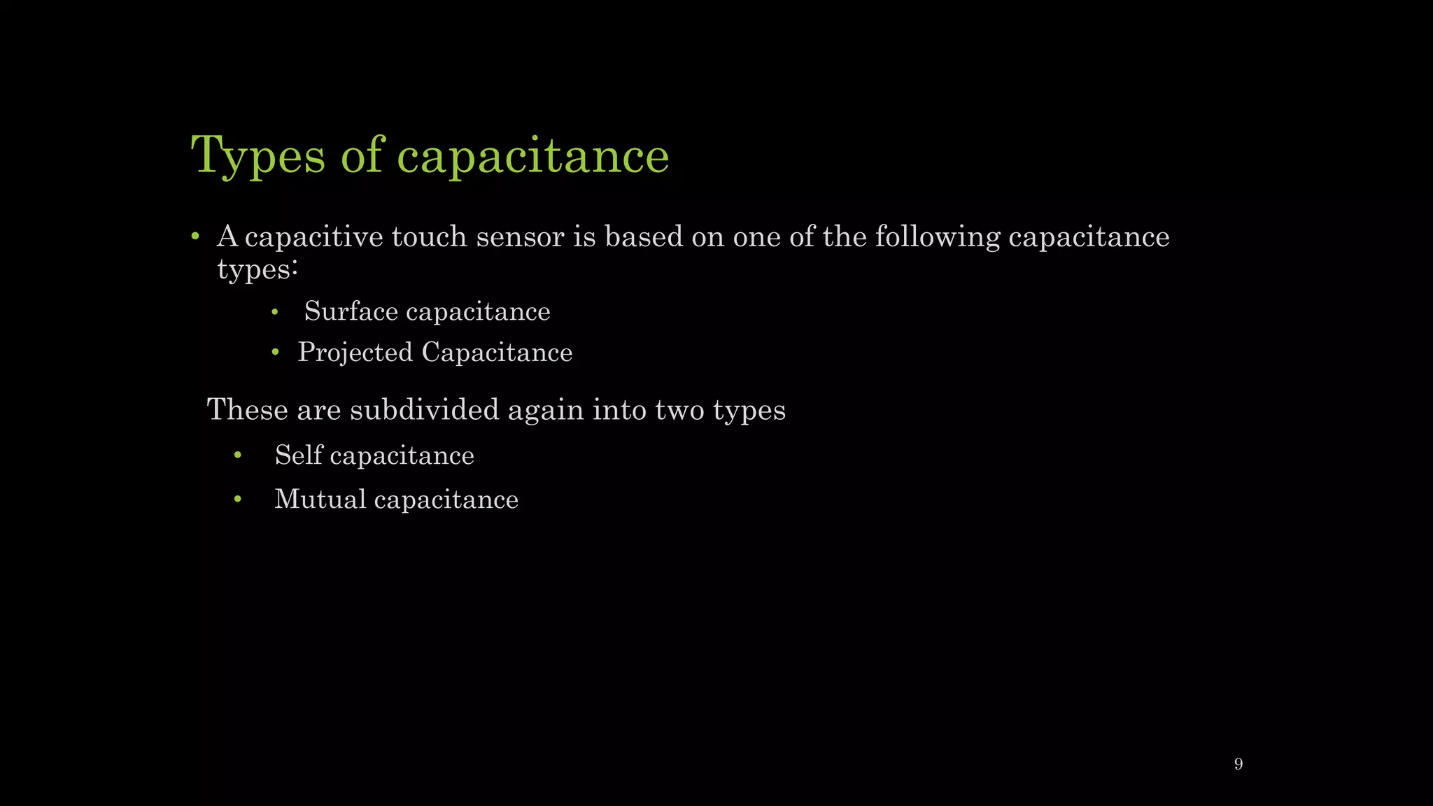 Capacitive sensing technology | PPTX