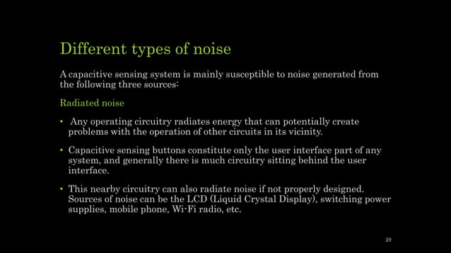 Capacitive sensing technology | PPTX