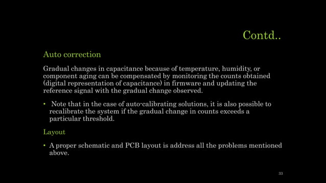 Capacitive sensing technology | PPTX