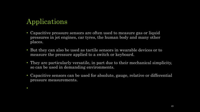 Capacitive sensing technology | PPTX