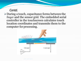 Capacitive touchscreen physic project touch screen | PPTX