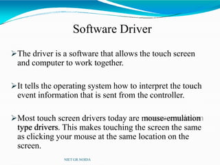 Capacitive touchscreen physic project touch screen | PPTX