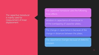 Capacitive transducers | PPTX