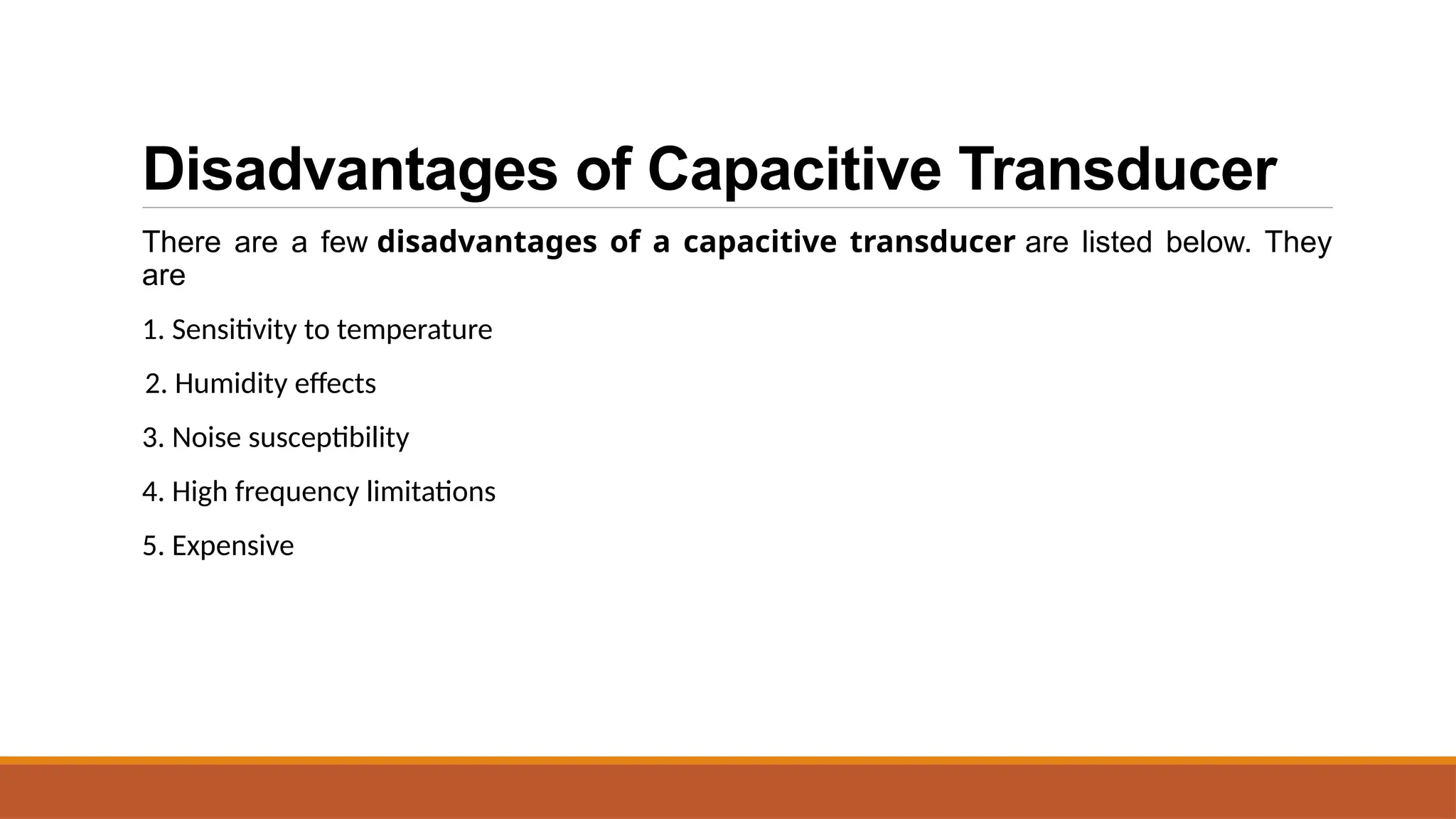 CAPACITIVE TRANSDUCERS powerpoint presentation | PPTX