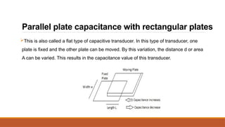 CAPACITIVE TRANSDUCERS powerpoint presentation | PPT