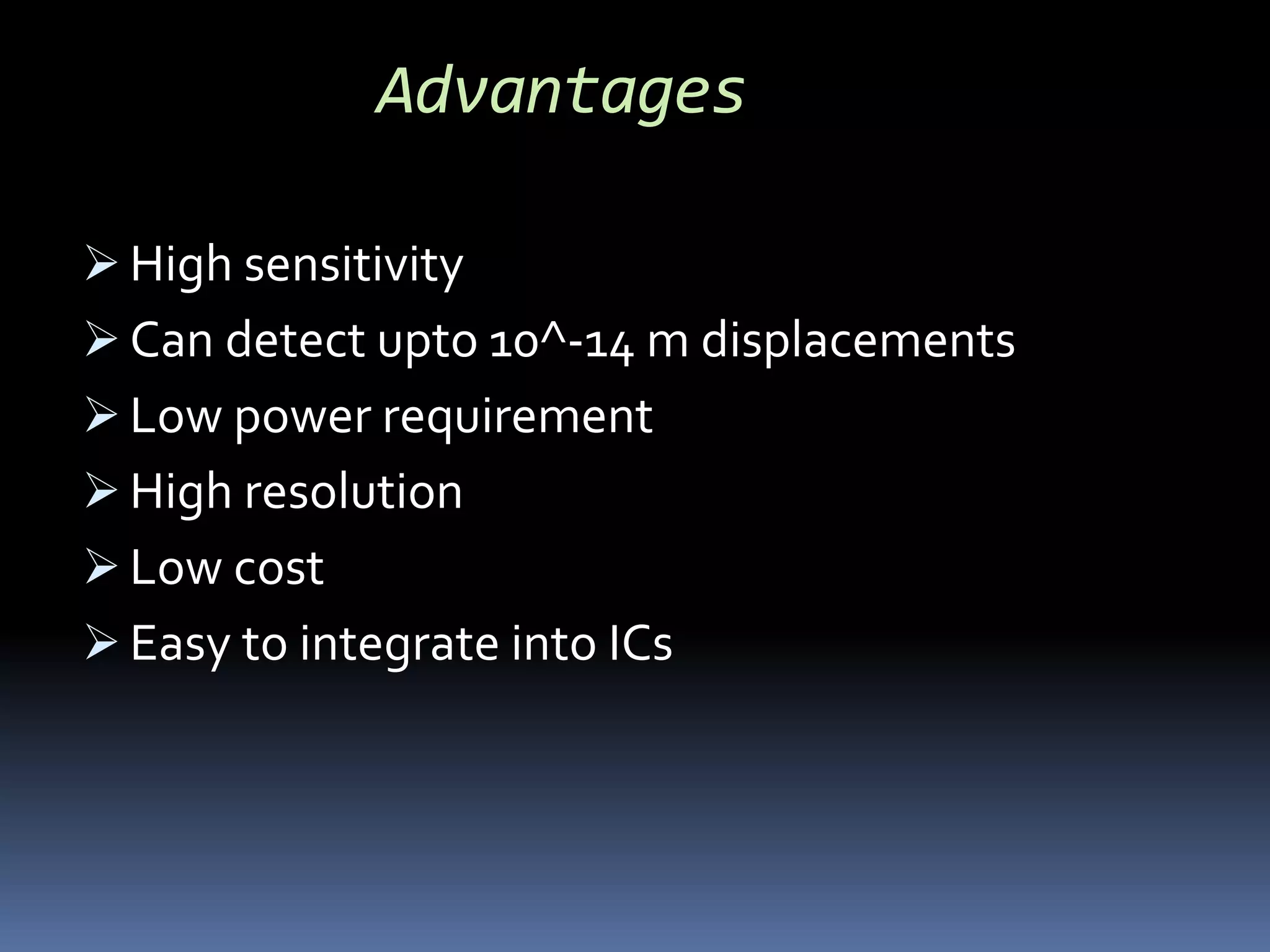 Capacitive Type Transducer | PPTX