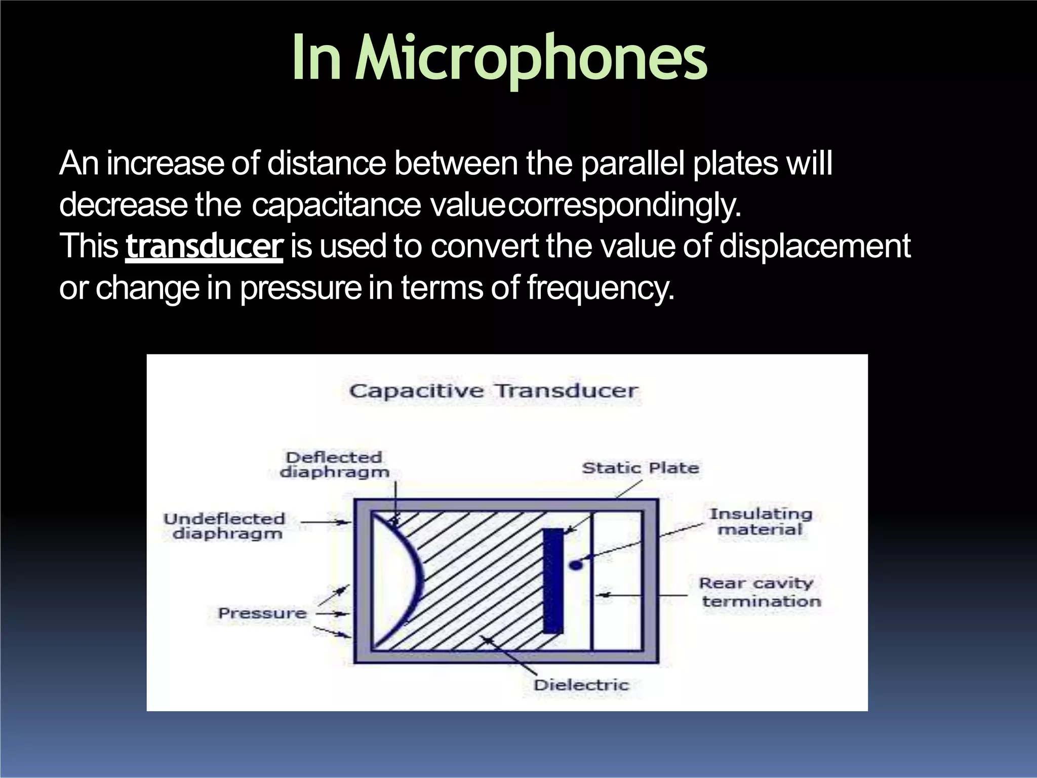Capacitive type transducers | PPTX