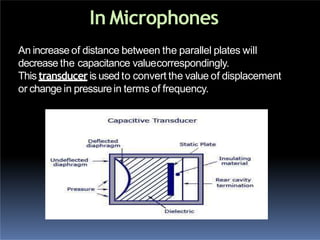 Capacitive type transducers | PPTX