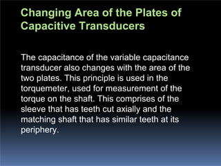 Capacitive type transducers | PPTX