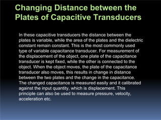 Capacitive type transducers | PPTX