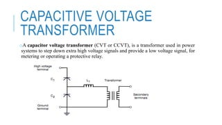 Capacitive voltage transformer (1) | PPTX