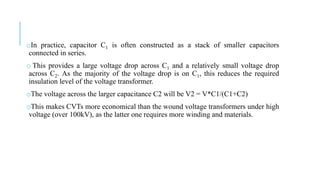 Capacitive voltage transformer (1) | PPTX