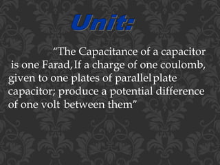 Capacitor | PPTX